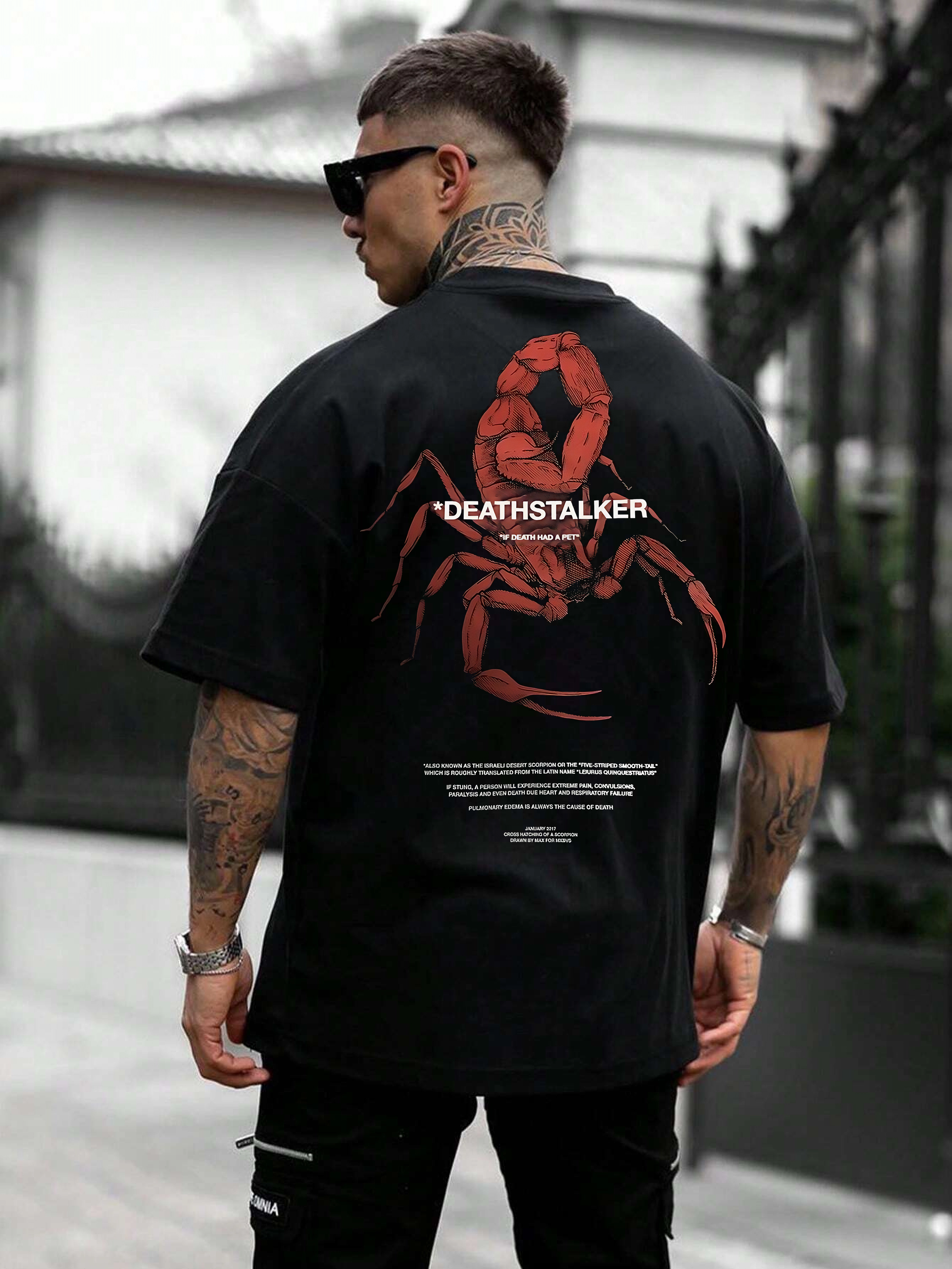 Premium Oversized T Shirt - The Deathstalker - 15 Days Return – Strong Soul