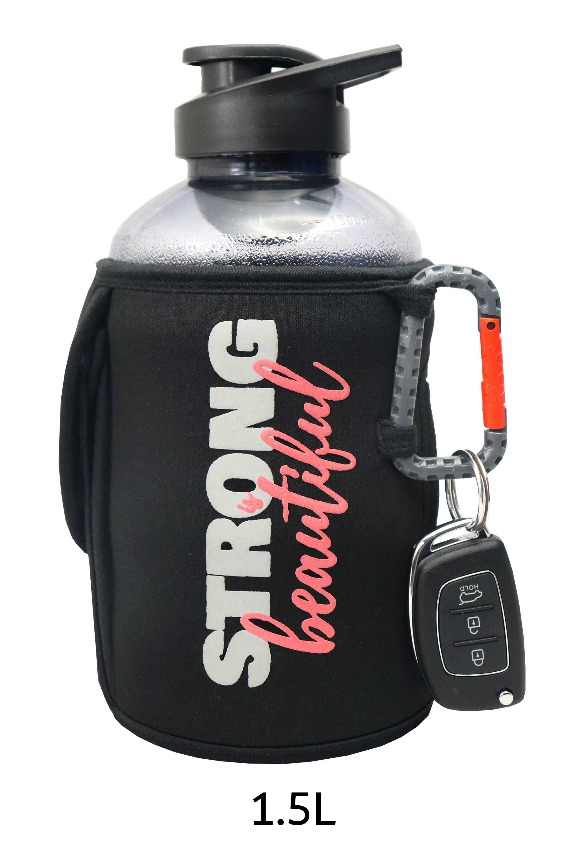 Gym Bottle 1.5L - Strong is Beautiful Gallon - 15 Days Return – Strong Soul